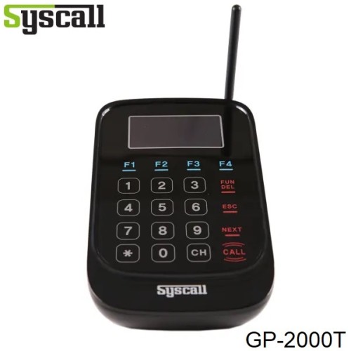 Syscall GP-2000T - Thiết bị nhắn tin gọi thẻ rung tự phục vụ (multi ...